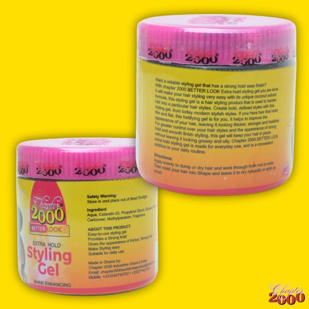 Chambers Chapter 2000 Better Look Extra Hold Black Styling Gel -Slick ...