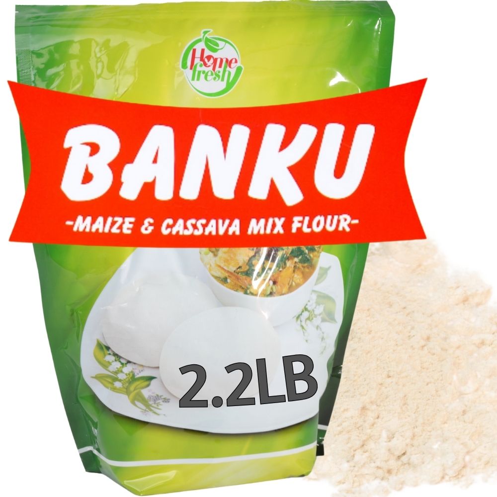 Home Fresh Banku Maize & Cassava Mix Flour, 1kg
