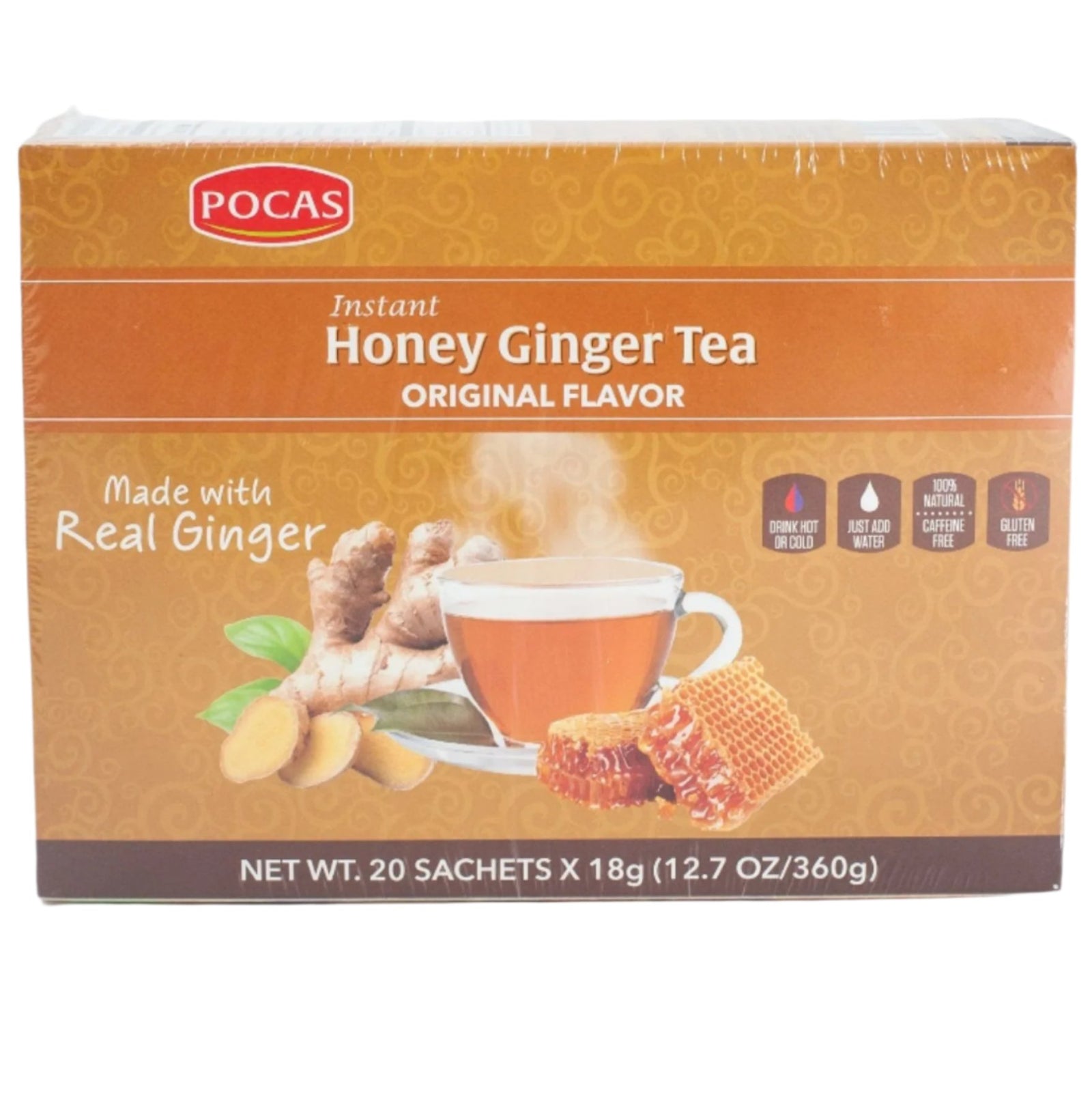 Instant Honey Ginger Tea - Original Flavor – African Delights Store